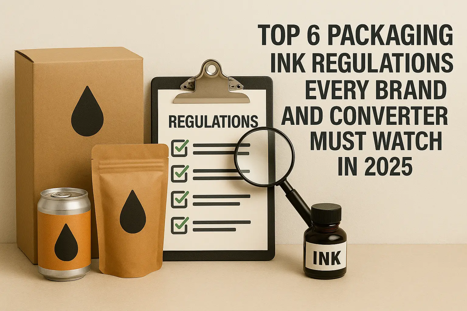 Top 6 Packaging Ink Rules Brands Must Follow 2025